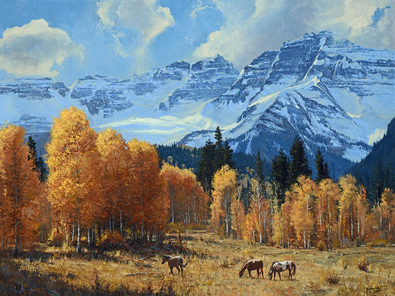 Colorado Landscape Paintings Telluride Oil Painting Colorado Painting